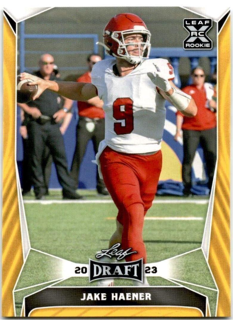 Jake Haener [Gold] #51 Prices | 2023 Leaf Draft | Football Cards