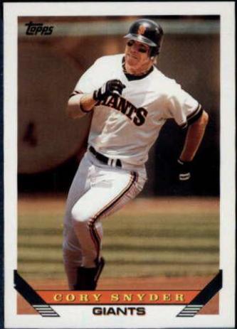 Cory Snyder #254 Prices | 1993 Topps | Baseball Cards