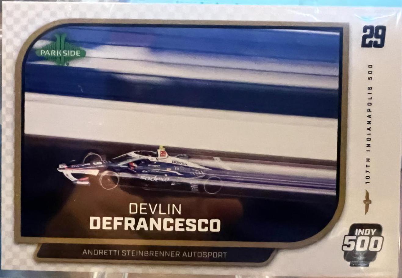 Devlin DeFrancesco #140 Prices | 2024 Parkside NTT IndyCar | F1 & NASCAR Racings Cards