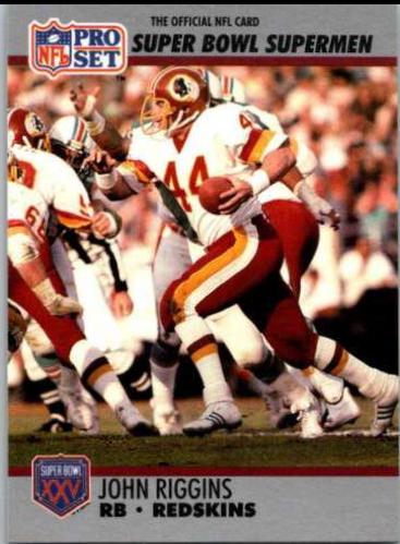John Riggins #42 Prices | 1990 Pro Set Super Bowl 160 | Football Cards