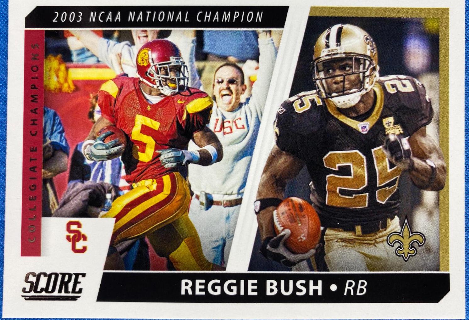 Reggie Bush #CC8 Prices | 2021 Panini Score Collegiate Champions ...