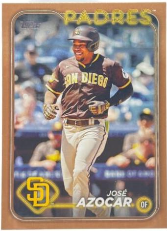 Jose Azocar [Gold] #423 Prices | 2024 Topps | Baseball Cards