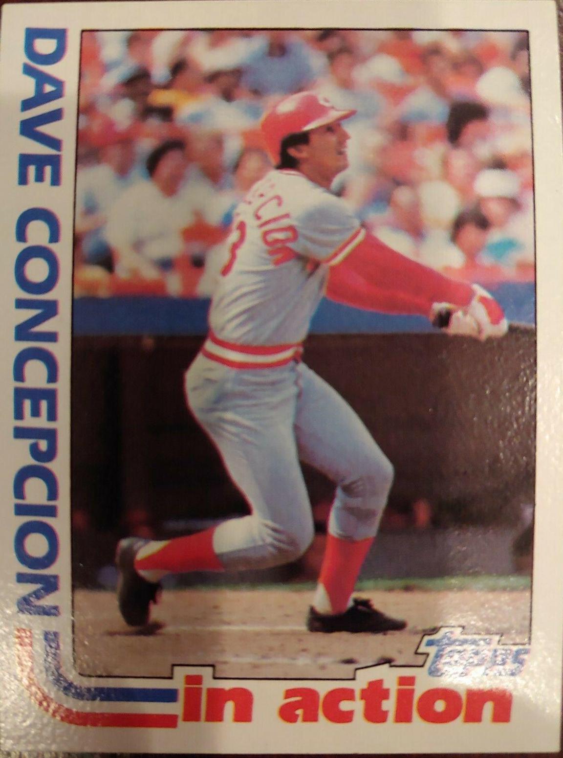 Dave Concepcion [In Action] #661 Prices | 1982 Topps | Baseball Cards