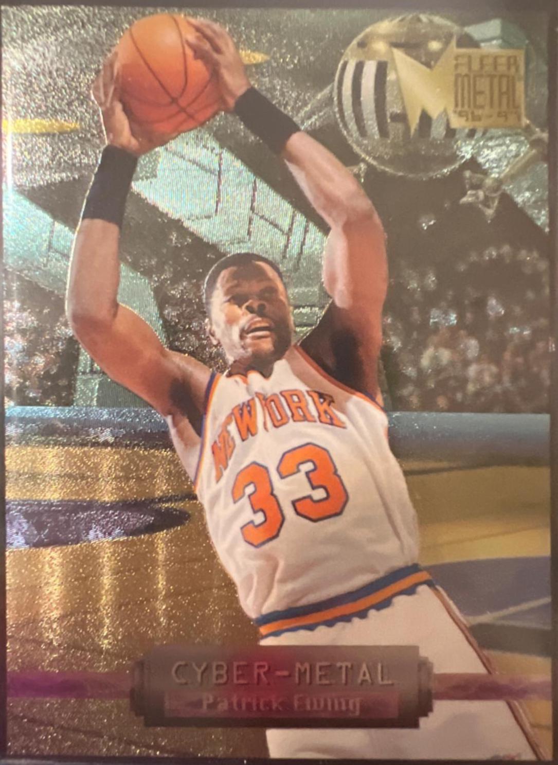 Patrick Ewing #6 Prices | 1996 Metal Cyber Metal | Basketball Cards