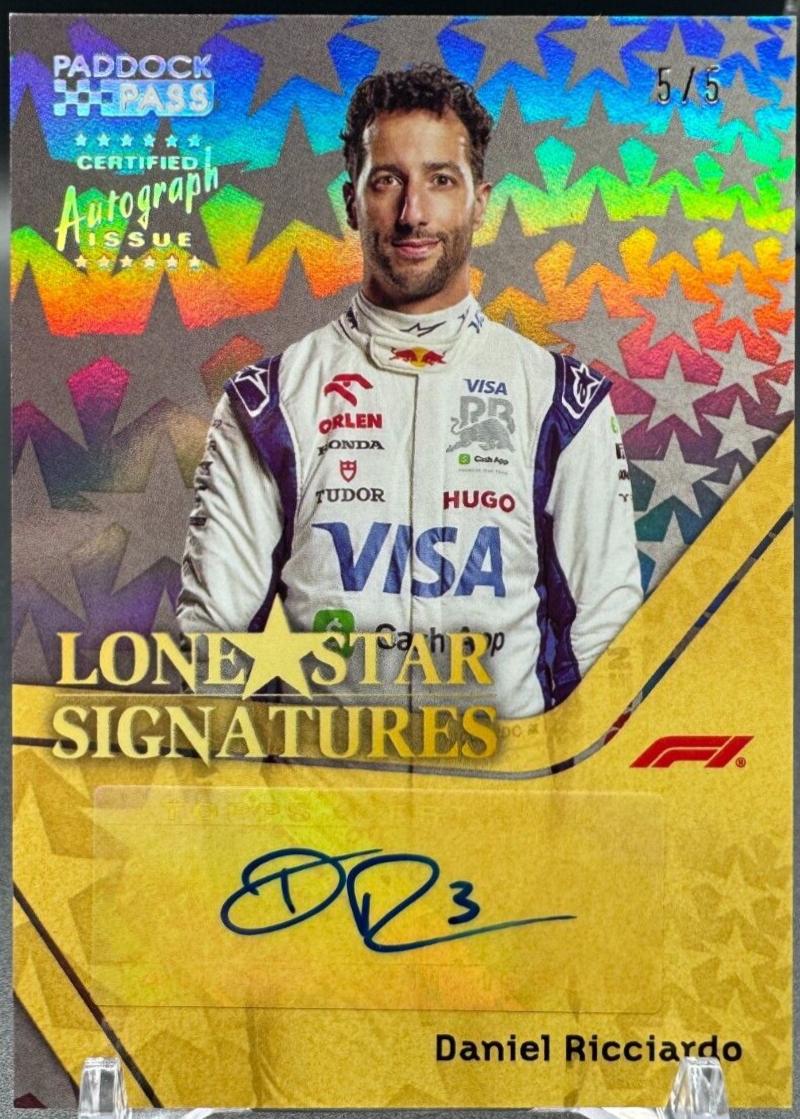 Daniel Ricciardo #LS-RIC Precios | 2024 Topps Paddock Pass Formula 1 ...