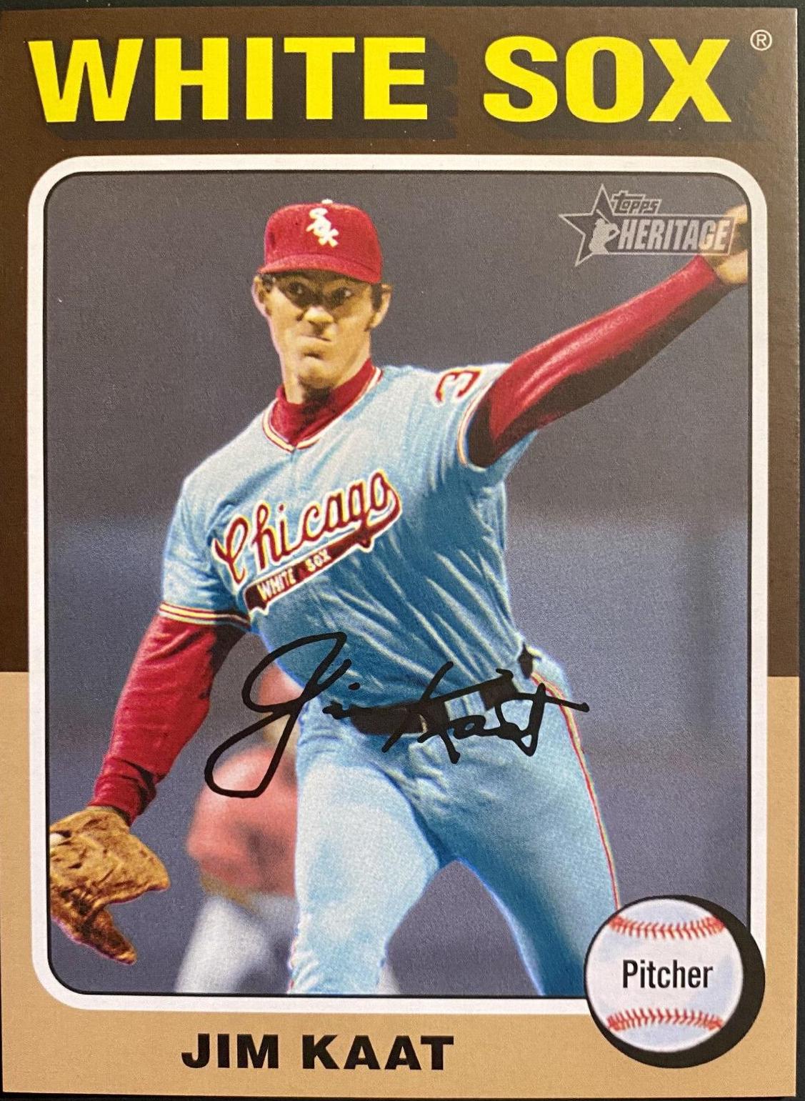 Jim Kaat #OB-5 Prices | 2024 Topps Heritage Oversized 1975 Box Loader ...