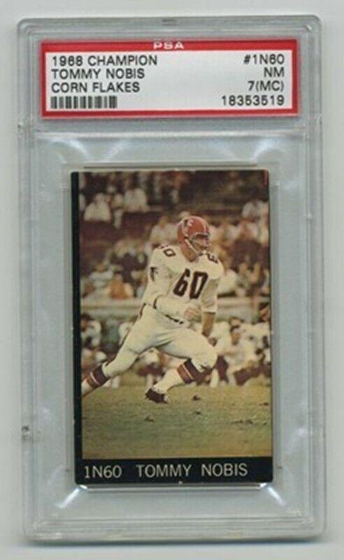 Tommy Nobis #1N60 Prices | 1968 Champion Corn Flakes | Football Cards