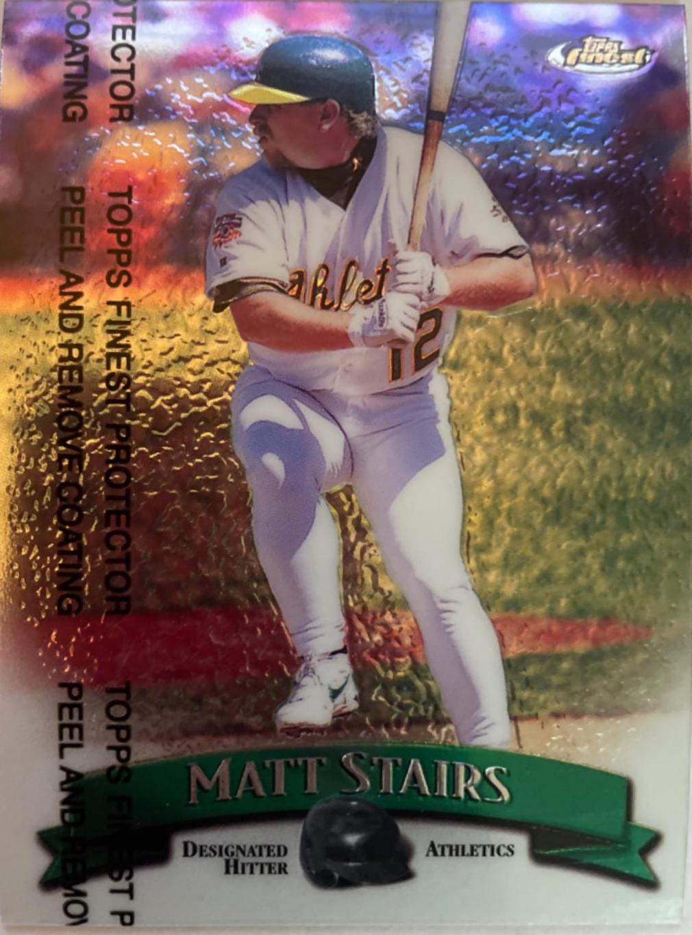 Matt Stairs #223 Prices | 1998 Finest | Baseball Cards