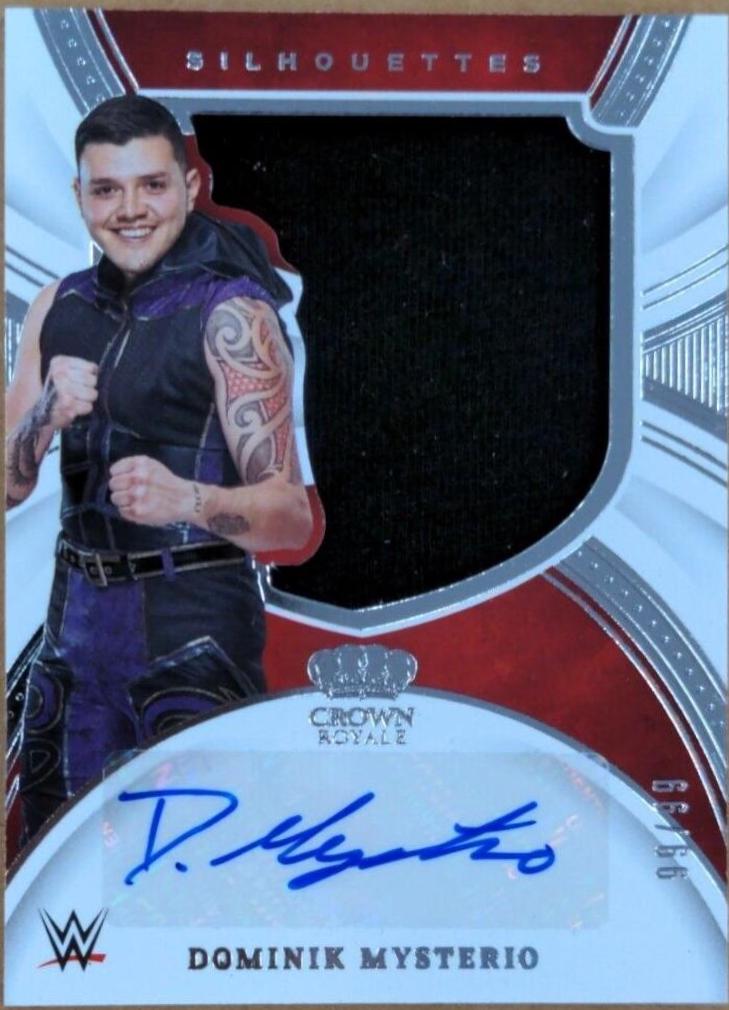 Dominik Mysterio #SL-DMY Prices | 2022 Panini Chronicles WWE Crown ...