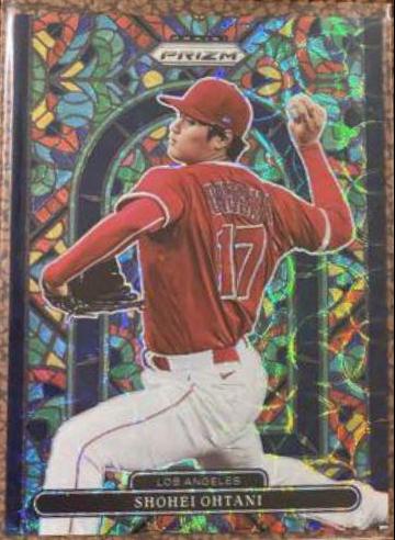 Shohei Ohtani [Blue Prizm] #SG-3 Prices | 2022 Panini Prizm Stained ...