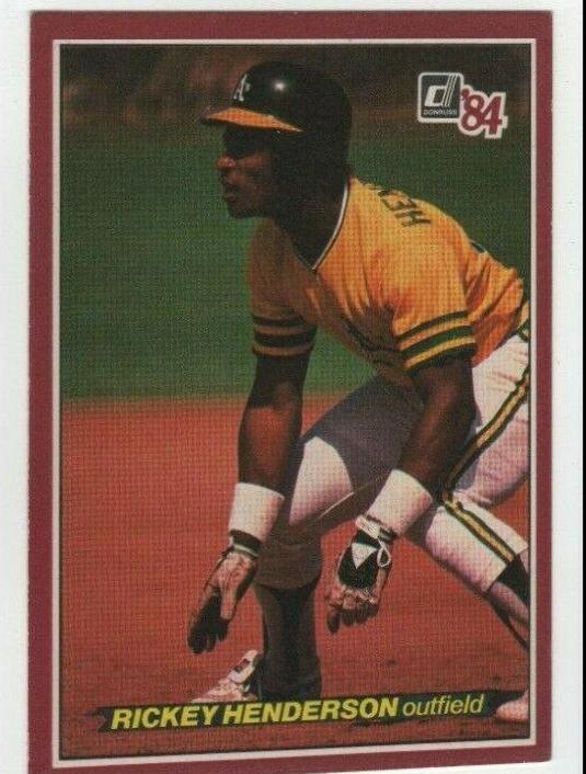 Rickey Henderson #9 Prices | 1984 Donruss Action All Stars | Baseball Cards