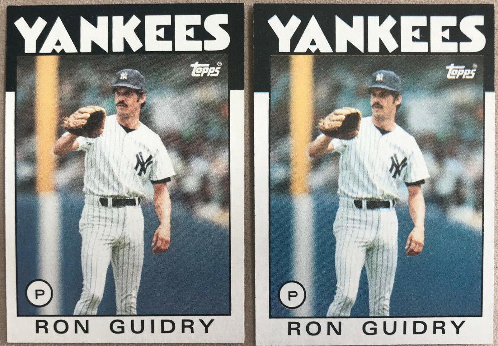 Ron Guidry #610 Prices | 1986 Topps | Baseball Cards