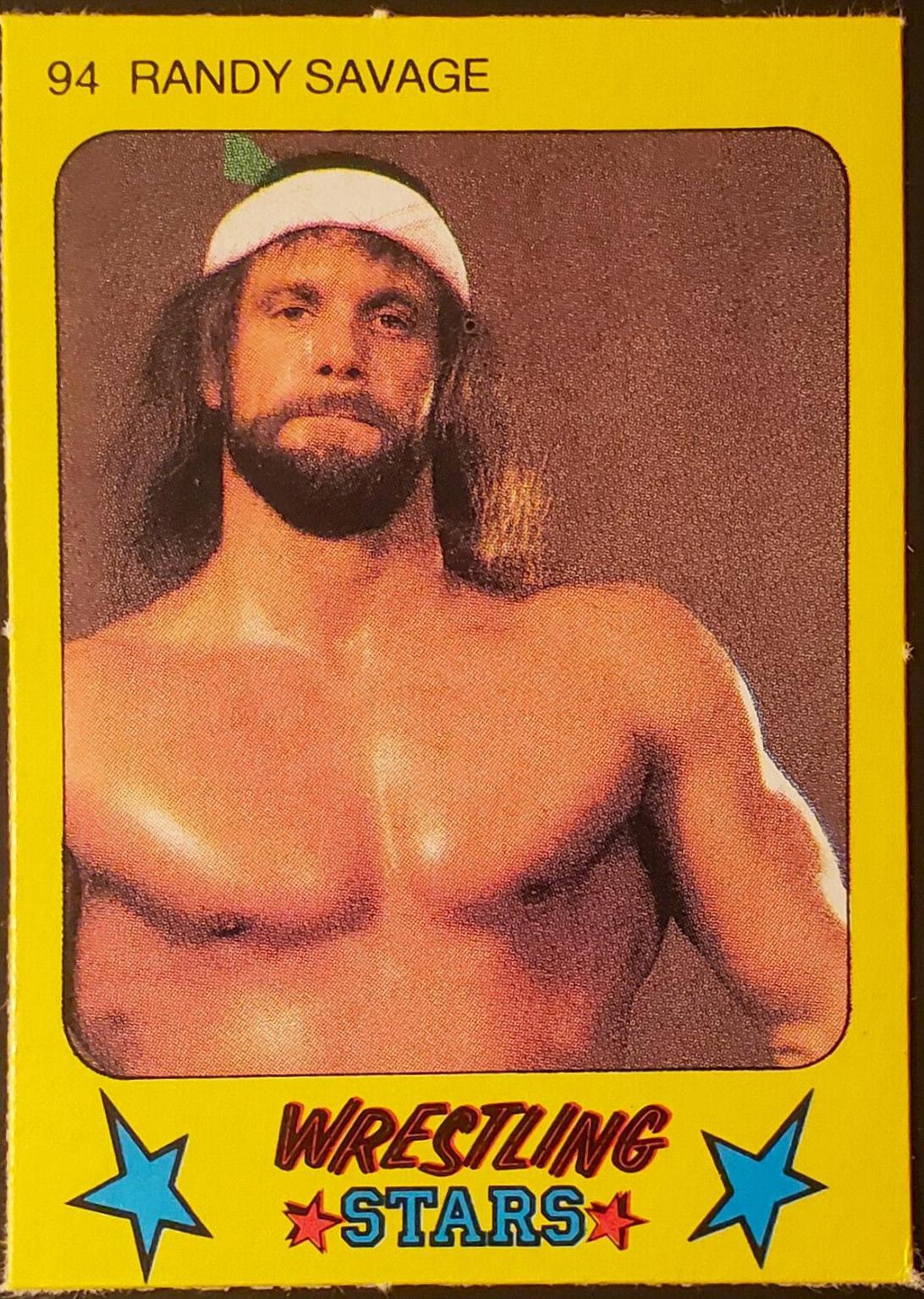 Macho Man Randy Savage #94 Prices | 1986 Monty Gum Wrestling Stars ...