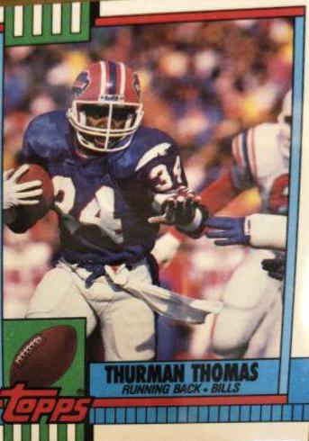 Thurman Thomas #206 Prices | 1990 Topps | Football Cards
