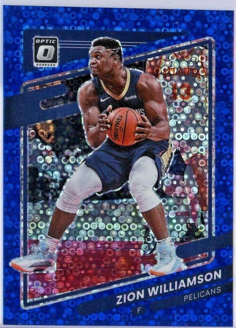 Zion Williamson [Fast Break Blue] #95 Prices | 2021 Panini Donruss ...