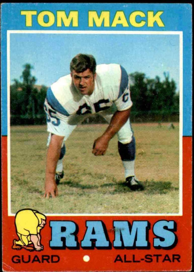 Tom Mack #94 Prices | 1971 Topps | Football Cards