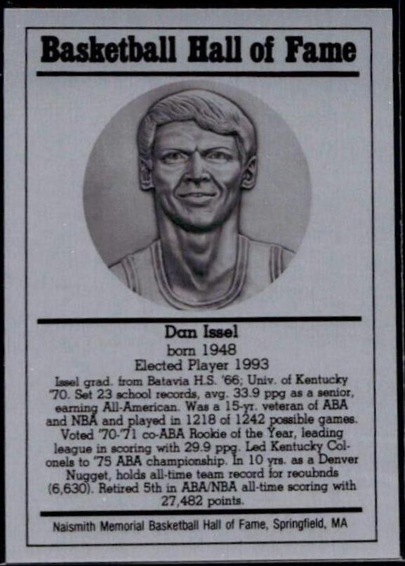 Dan Issel Prices | 1986 Hall of Fame Metallic | Basketball Cards