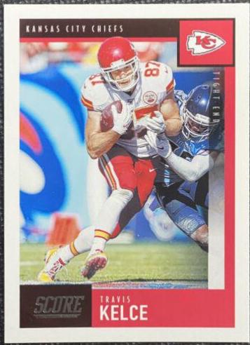 Travis Kelce #135 Prices | 2020 Panini Score | Football Cards