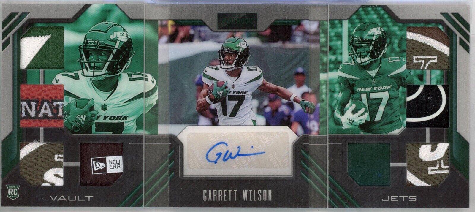 Garrett Wilson [Signature Gold] #106 Prices | 2022 Panini Playbook ...