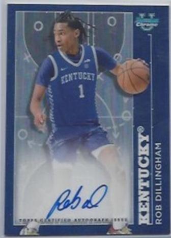 Rob Dillingham #PPA-RD Prices | 2023 Bowman Chrome University Prodigal ...