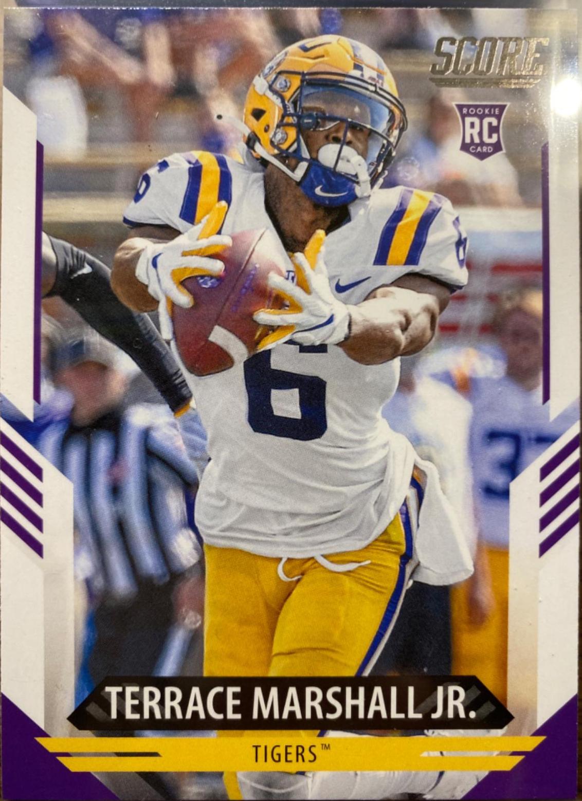 Terrace Marshall Jr. #328 Prices [Rookie] | 2021 Panini Score ...