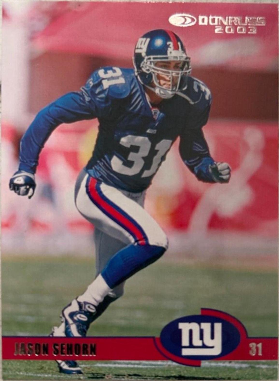 Jason Sehorn #37 Prices | 2023 Panini Donruss Retro 2003 | Football Cards