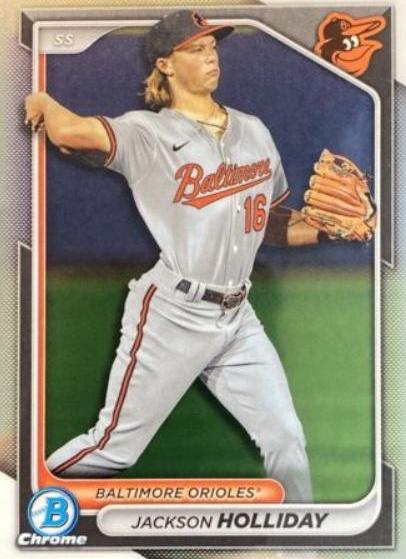 Jackson Holliday #BCP-47 Prices | 2024 Bowman Chrome Prospects ...