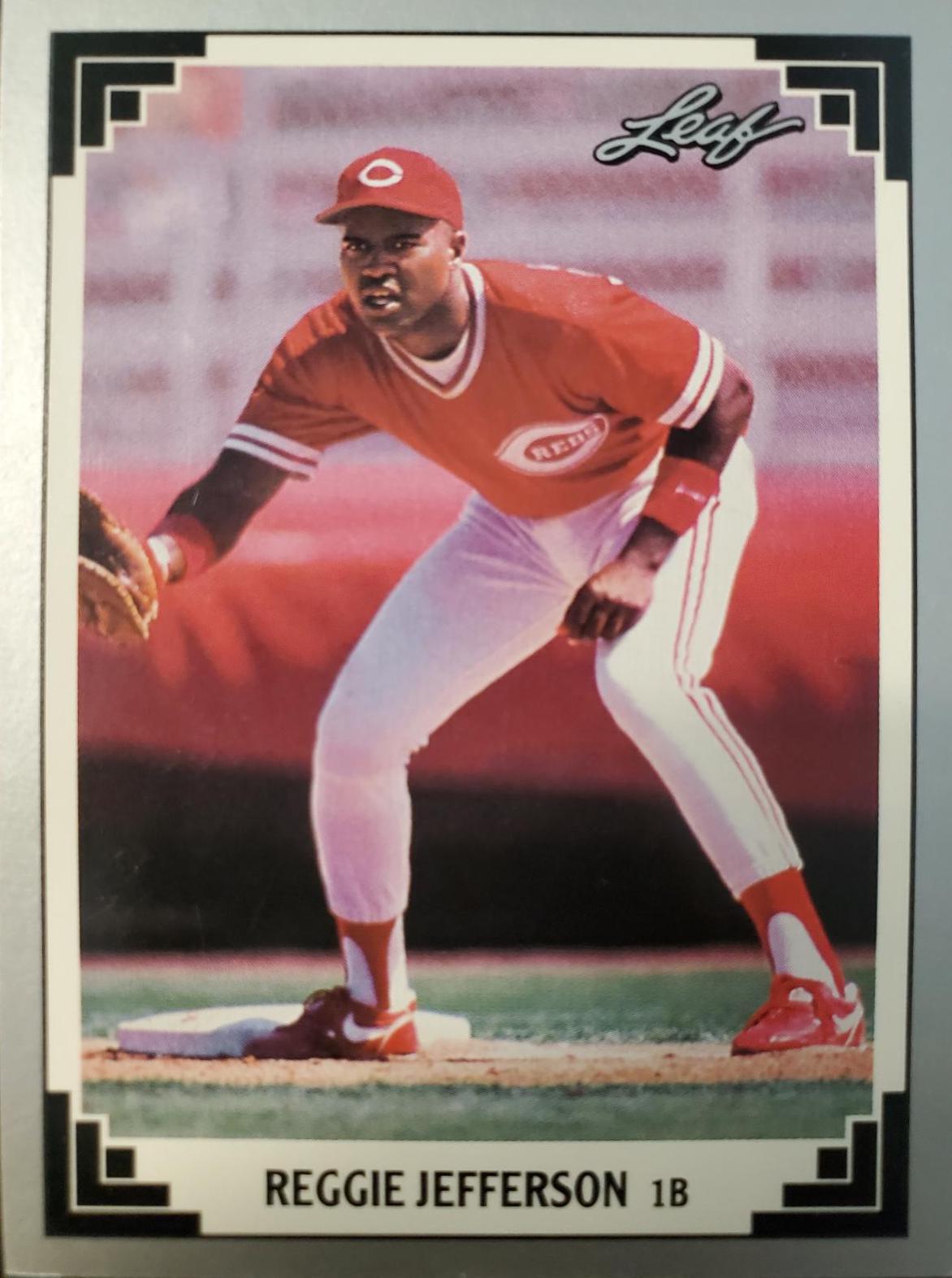 Reggie Jefferson #514 Prices [Rookie] | 1991 Leaf | Baseball Cards