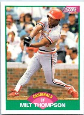 Milt Thompson #45T Prices | 1989 Score Traded | Baseball Cards