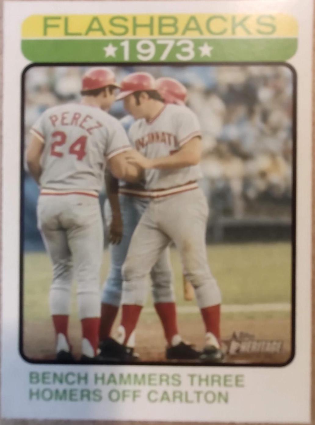 Johnny Bench #BF-5 Prices | 2022 Topps Heritage Flashbacks | Baseball Cards