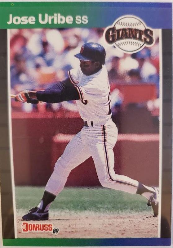 Jose Uribe #131 Prices | 1989 Donruss | Baseball Cards