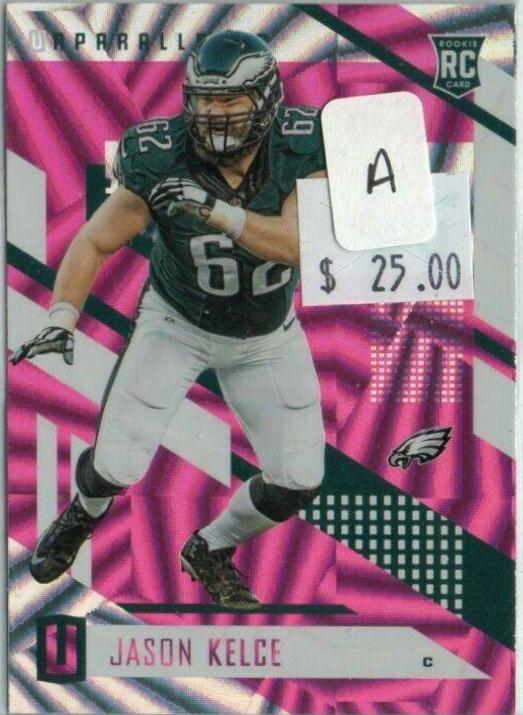 Jason Kelce [Pink] #120 Prices | 2017 Panini Unparalleled | Football Cards