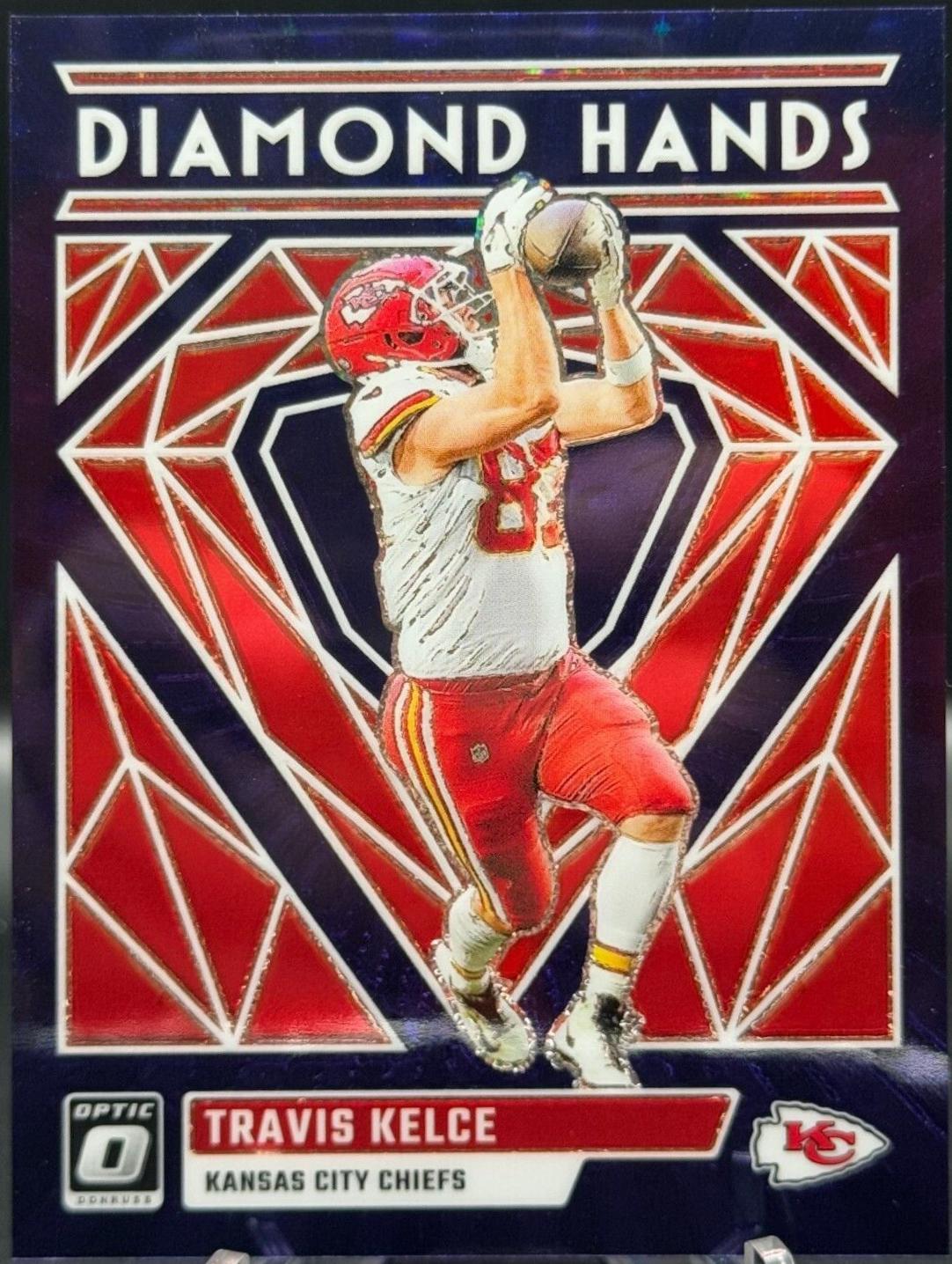Travis Kelce [Purple Stars] #DH-TK Prices | 2023 Panini Donruss Optic ...