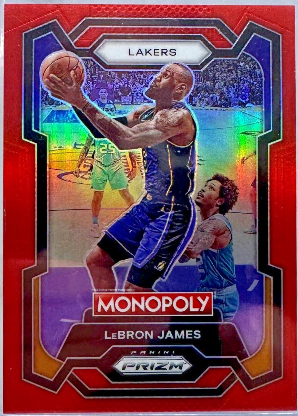LeBron James [Red] #40 Prices | 2023 Panini Prizm Monopoly | Basketball ...