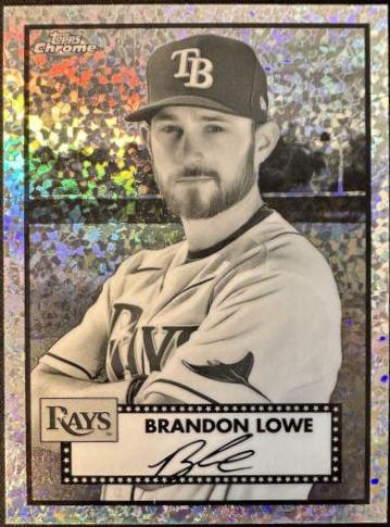 Brandon Lowe [Black White Mini Diamond] #326 Prices | 2021 Topps Chrome ...