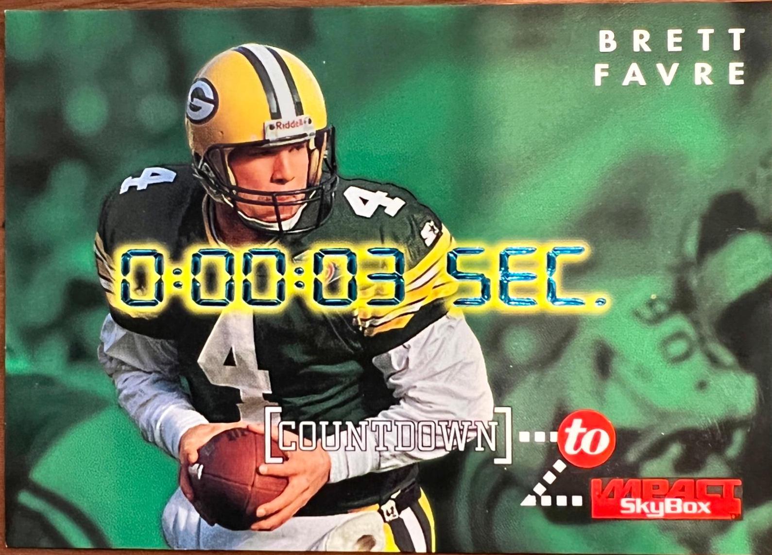 Brett Favre #C9 Prices | 1995 Skybox Impact Countdown | Football Cards