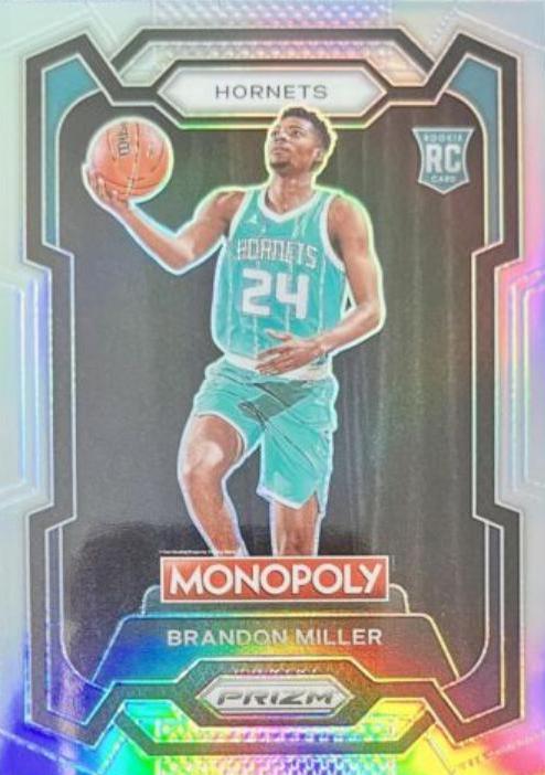 Brandon Miller [Silver] #15 Prices | 2023 Panini Prizm Monopoly ...