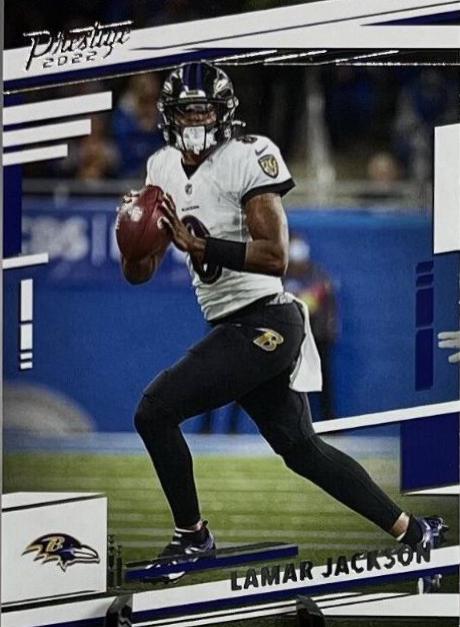 Lamar Jackson #20 Prices | 2022 Panini Prestige | Football Cards