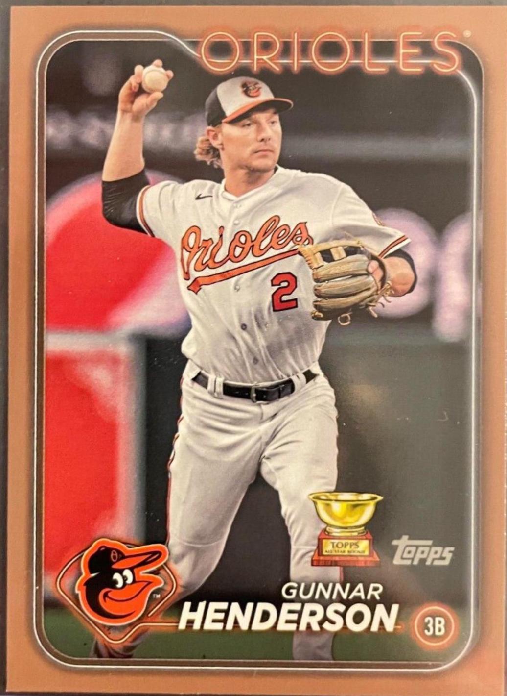 Gunnar Henderson [Gold] #450 Prices | 2024 Topps | Baseball Cards