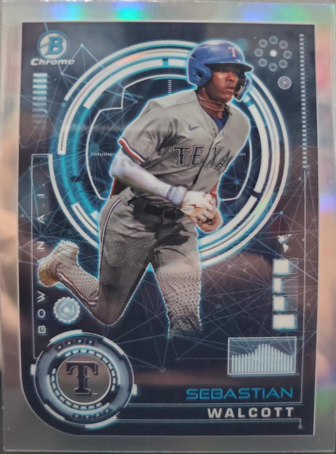 Sebastian Walcott #BAI-12 Prices [Rookie] | 2024 Bowman AI | Baseball Cards