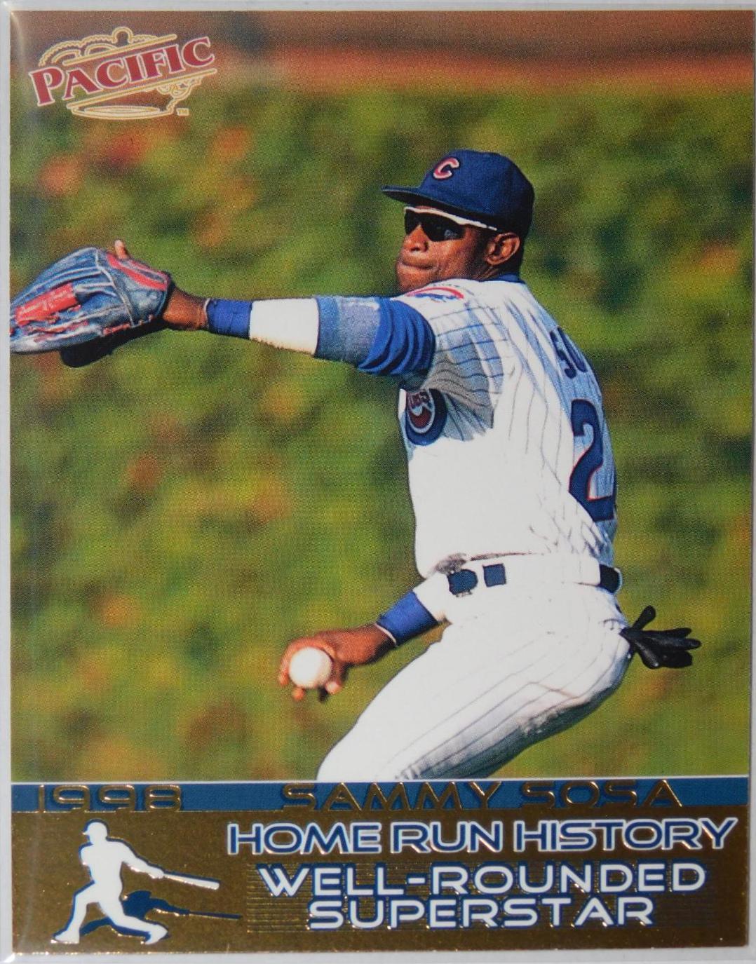 Sammy Sosa #6 Prices | 1998 Pacific Home Run History | Baseball Cards