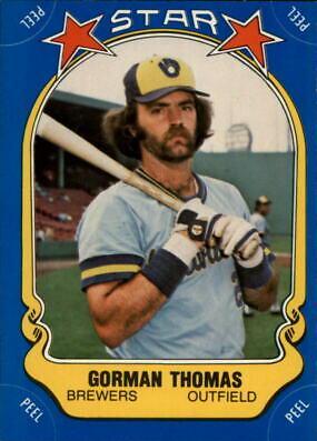 Gorman Thomas #77 Prices | 1981 Fleer Star Stickers | Baseball Cards