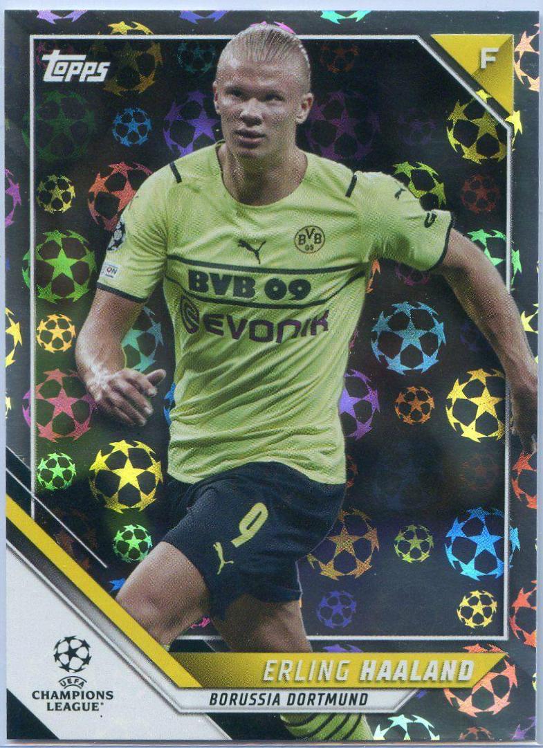 Erling Haaland [Starball] #1 Prices | 2021 Topps UEFA Champions League ...