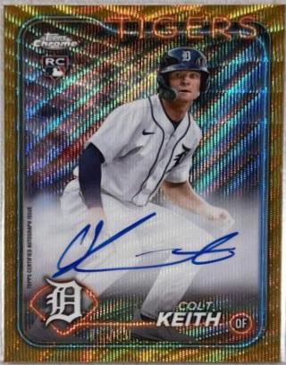 Colt Keith [Gold Wave Refractor] #RA-CKE Prices | 2024 Topps Chrome ...