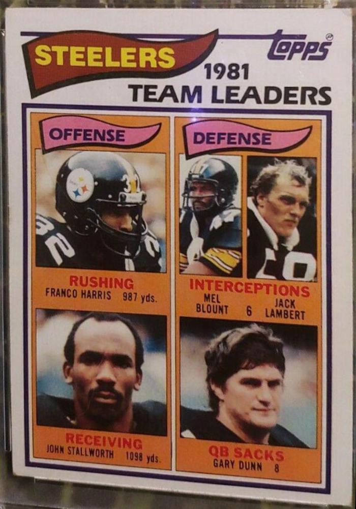 Pittsburgh Steelers [Team Leaders] #202 Prices | 1982 Topps | Football ...