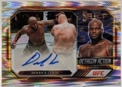 Derrick Lewis [Flash] #OA-DLW Prices | 2023 Panini Select UFC Octagon ...