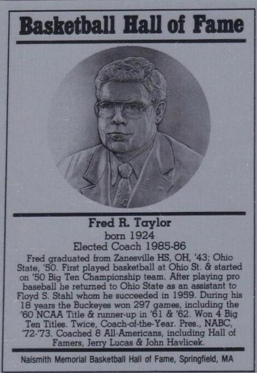 Fred Taylor Prices | 1986 Hall of Fame Metallic | Basketball Cards