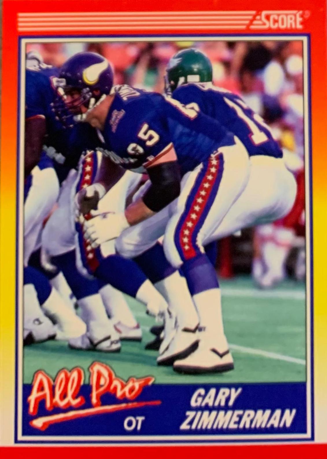 Gary Zimmerman #586 Prices | 1990 Panini Score | Football Cards