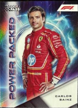 Carlos Sainz #PP-4 Prices | 2024 Topps Paddock Pass Formula 1 Power ...