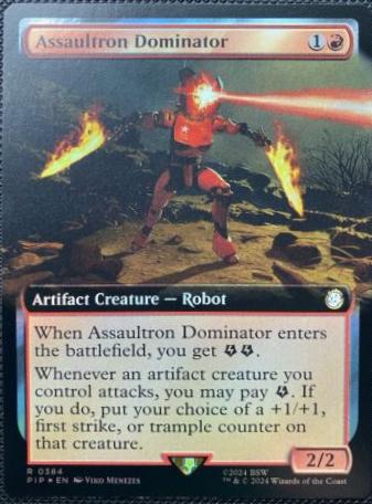 Assaultron Dominator [Foil] #384 Prices | Magic Fallout | Magic Cards
